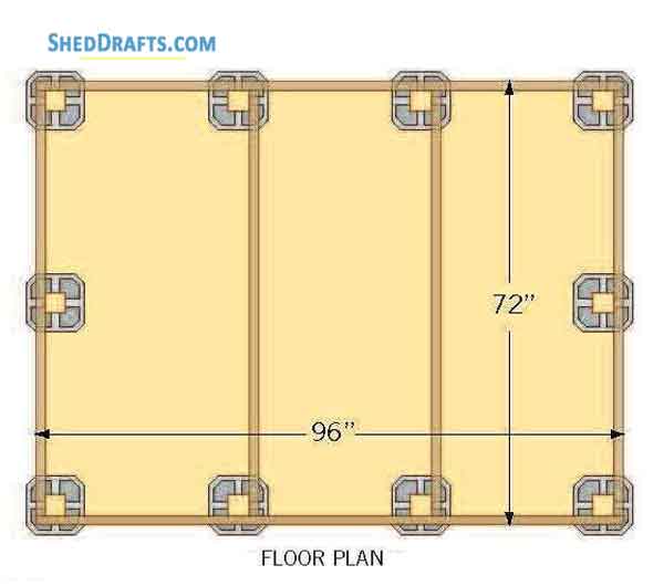 6 8 Gable Roof Timber Potting Shed Building Plans 6 8 Gable Roof Timber Potting Shed Building Plans